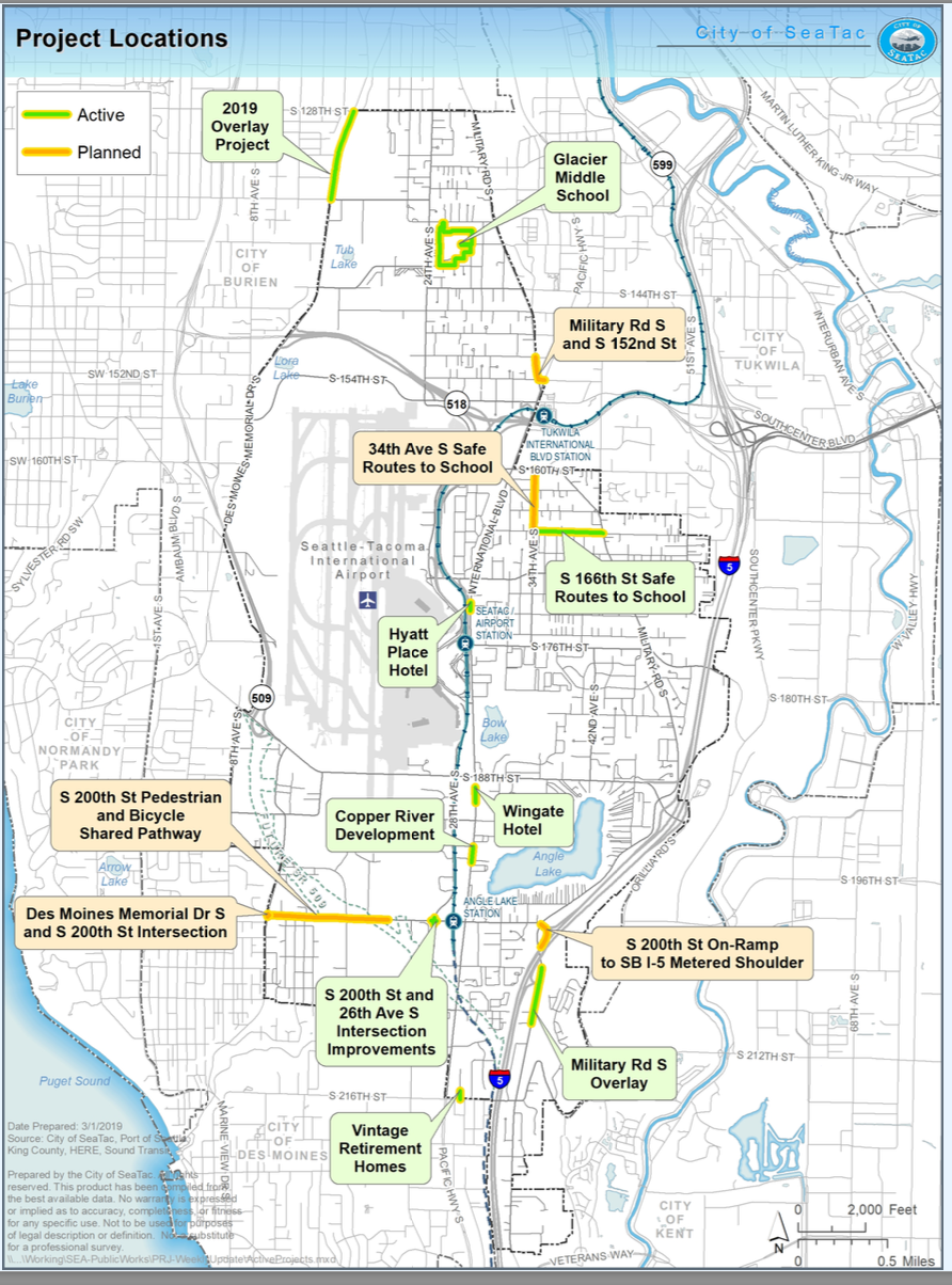 SeaTac public works projects update | Westside Seattle